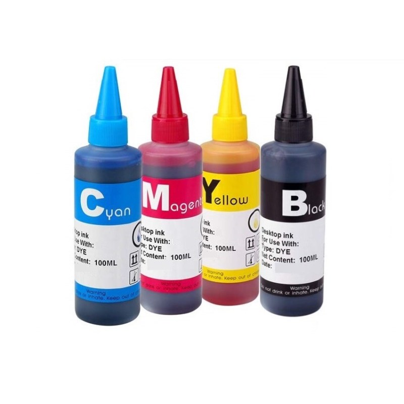 1 Litre Ink for Printer Cartridges Black | Yellow | Magenta | Cyan