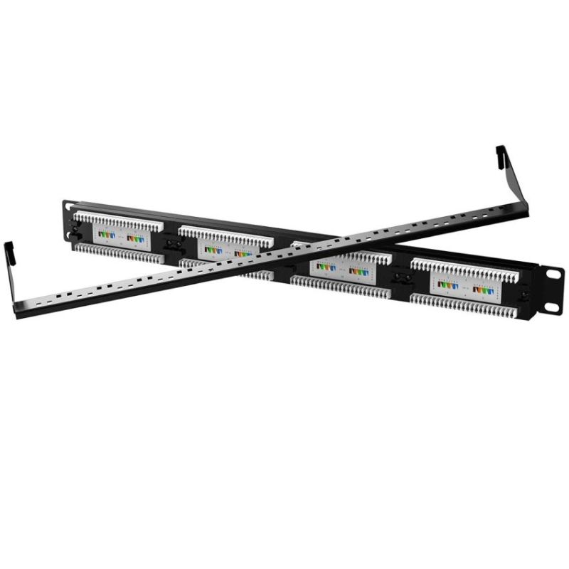 24 Port Cat5e Patch Panel - UTP Rack Mount - Just Electronics