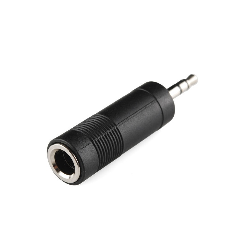 6.3mm Female to 3.5mm Stereo Male Audio Adapter- Just Electronics