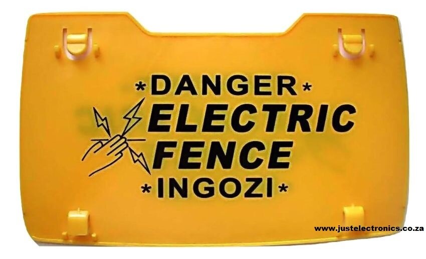 Electric Fence Warning Sign