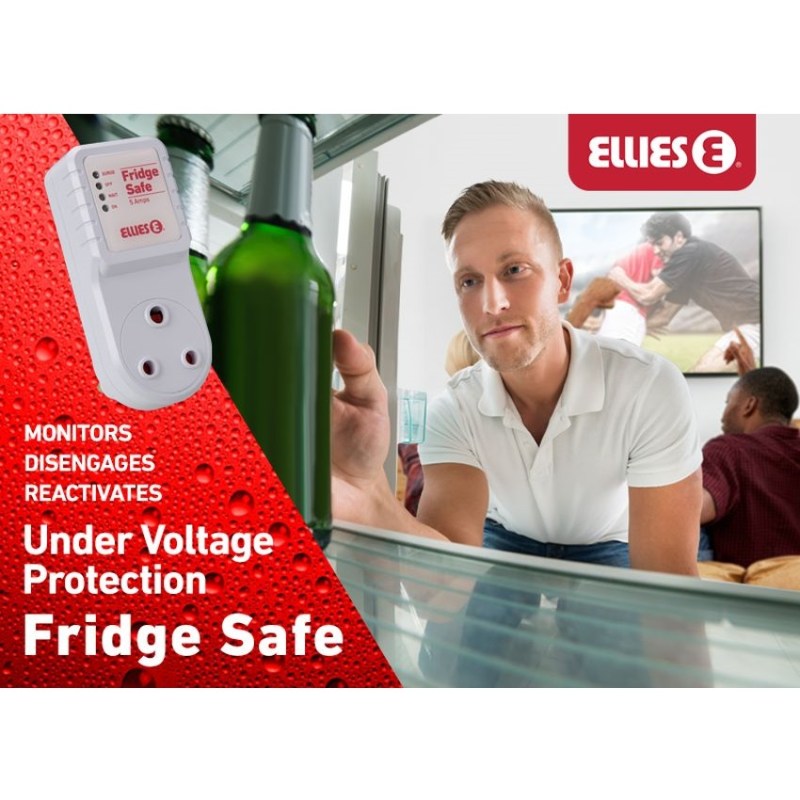 Ellies Voltage Safe Plug For Fridge Freezer Cooler