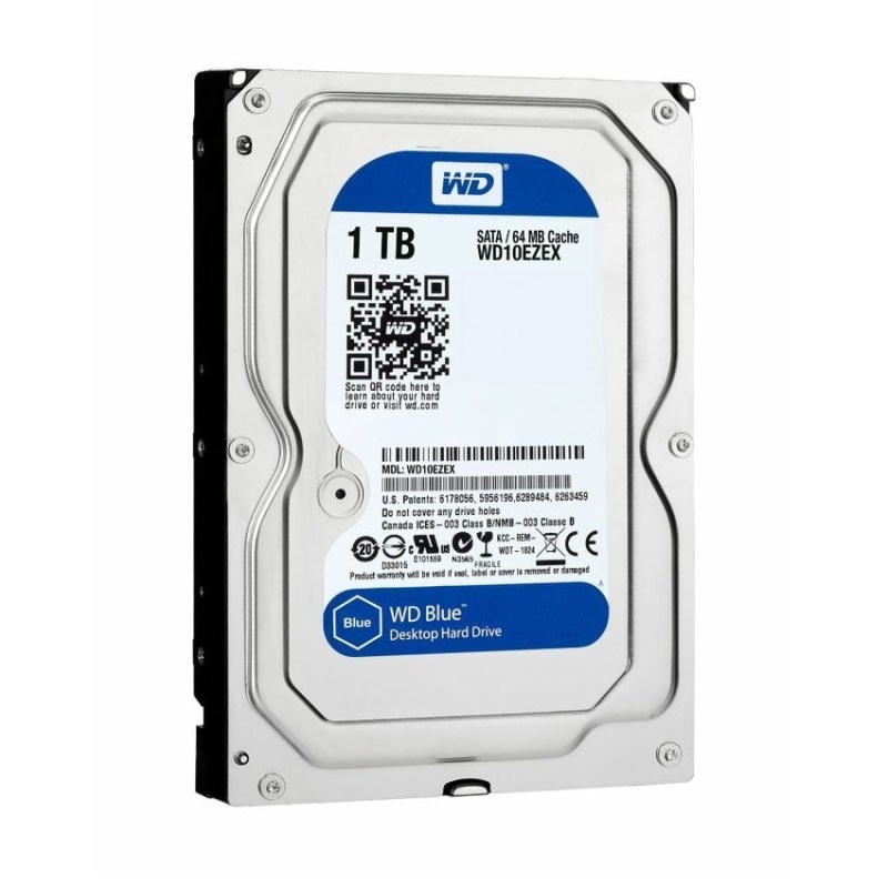 WD Blue 1TB Desktop Hard Drive 6Gb/s and 64MB Cache