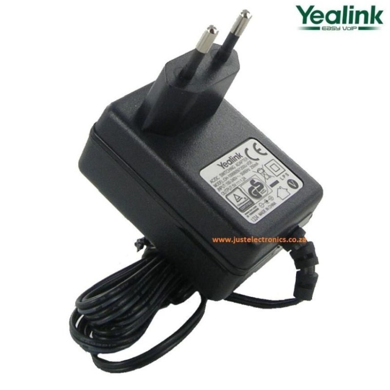 Yealink 5V 1.2A Power Supply For Mono Screen VoIP Phones
