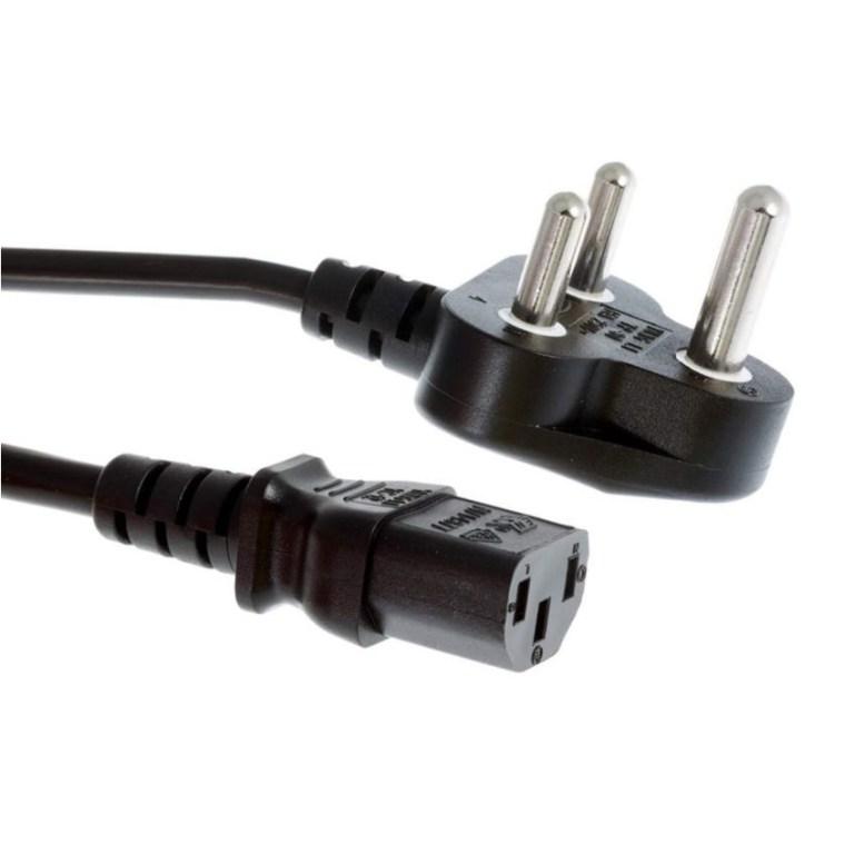 Power Cable IEC C13 Plug 1m - Just Electronics