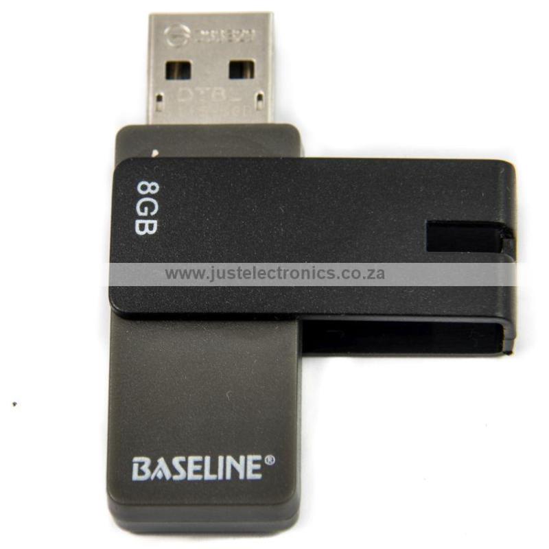 Baseline 8GB Swivel Memory Stick | BL-USB8GB - Just Electronics