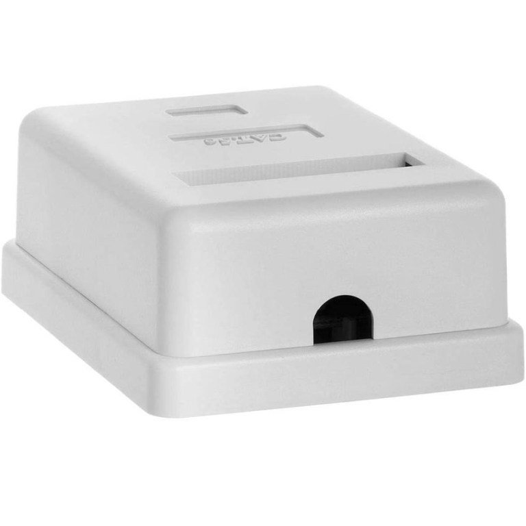 Surface Mount Box Cat5e Single - Just Electronics