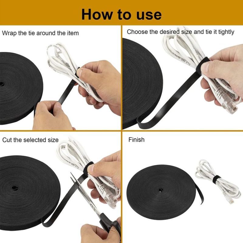 Reusable Cable Ties 10 Meter Roll - Just Electronics