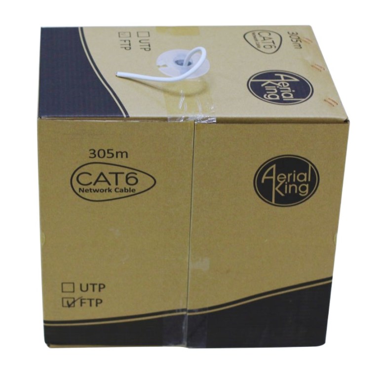 Aerial King Cat6 Shielded 305 Meter FTP Ethernet Cable