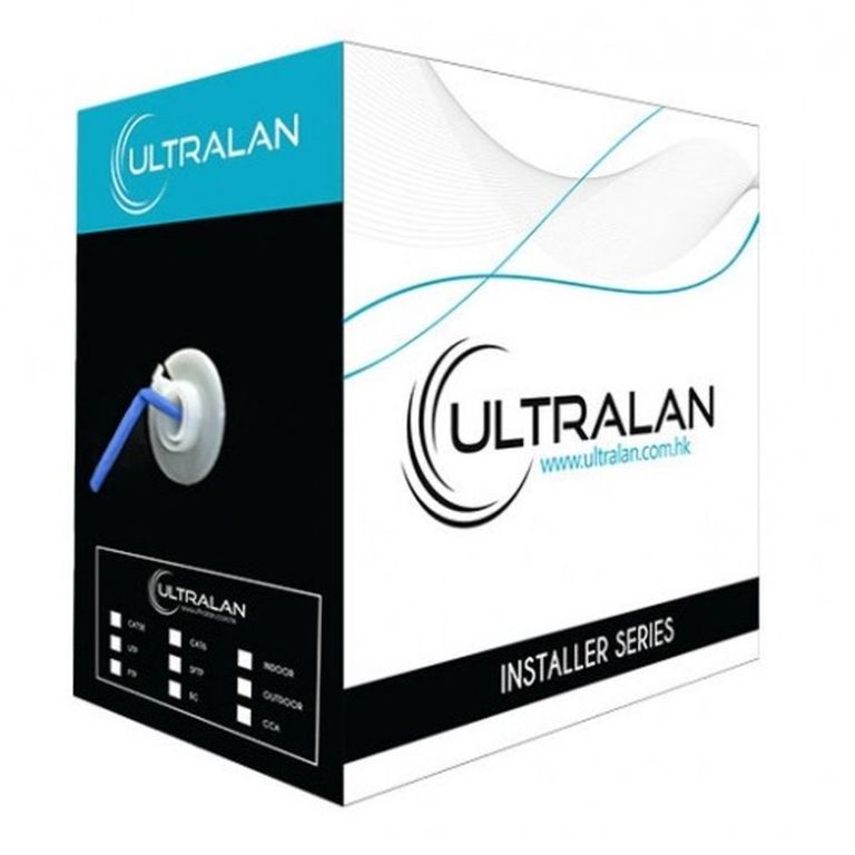 UltraLAN Installer Series Cat6 CCA Solid UTP Cable 305m - Blue