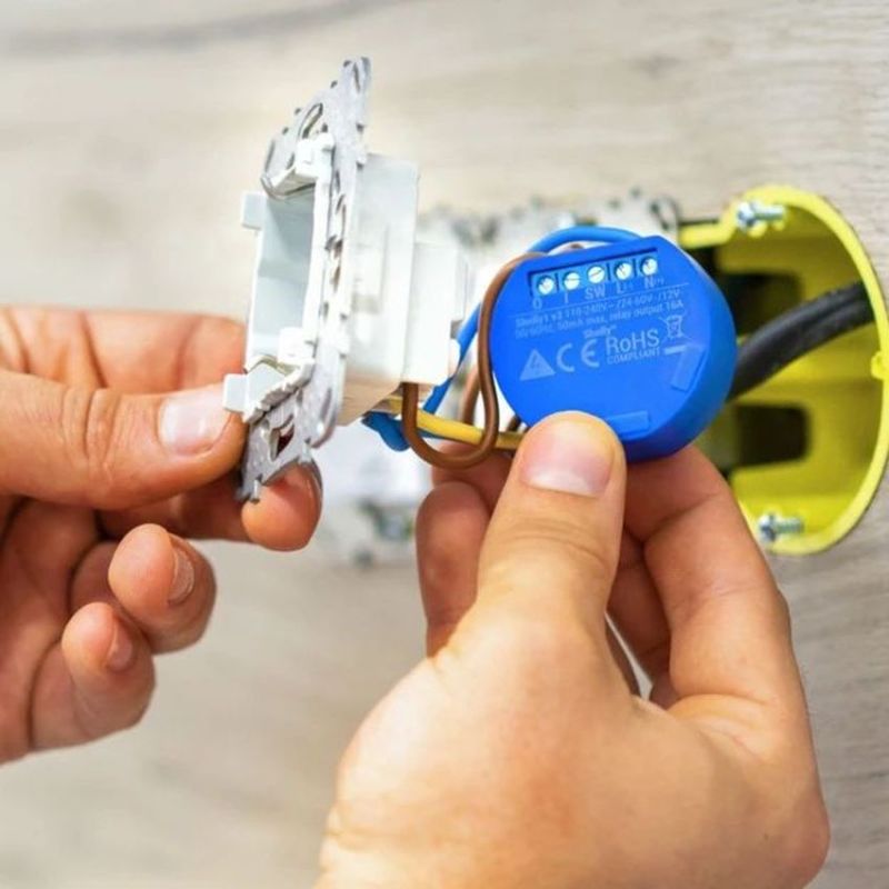 Shelly 1 Wi-Fi Relay Switch 16A - Just Electronics