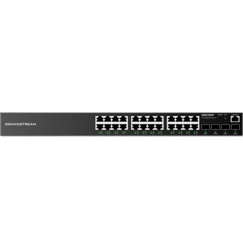 Grandstream Enterprise 24 Port PoE L2+ Managed Switch