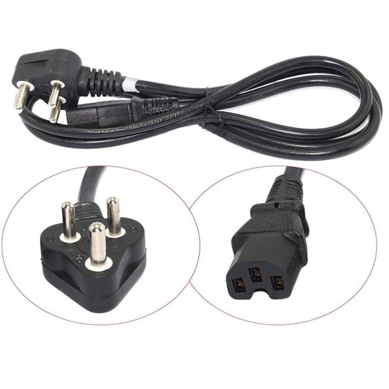 Power Cable IEC C13 Plug 1m - Just Electronics