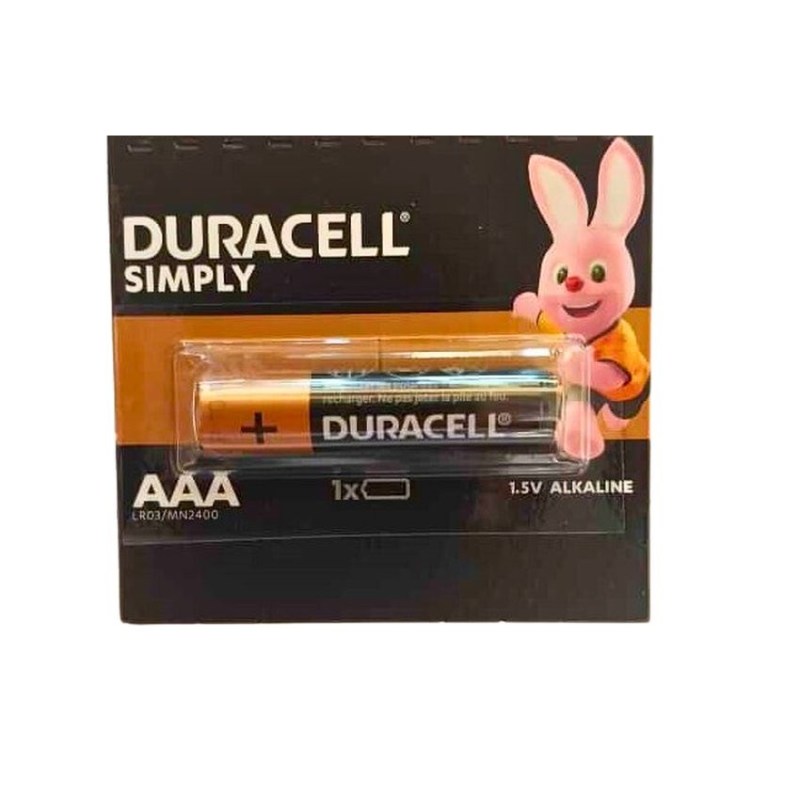 Duracell Simply AAA Batteries 1 Pack