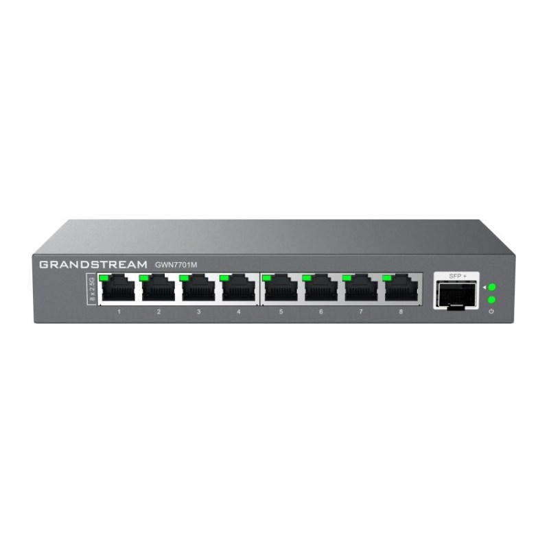 Grandstream 8 Port 2.5G Unmanaged Switch GWN7701M - Just Electronics
