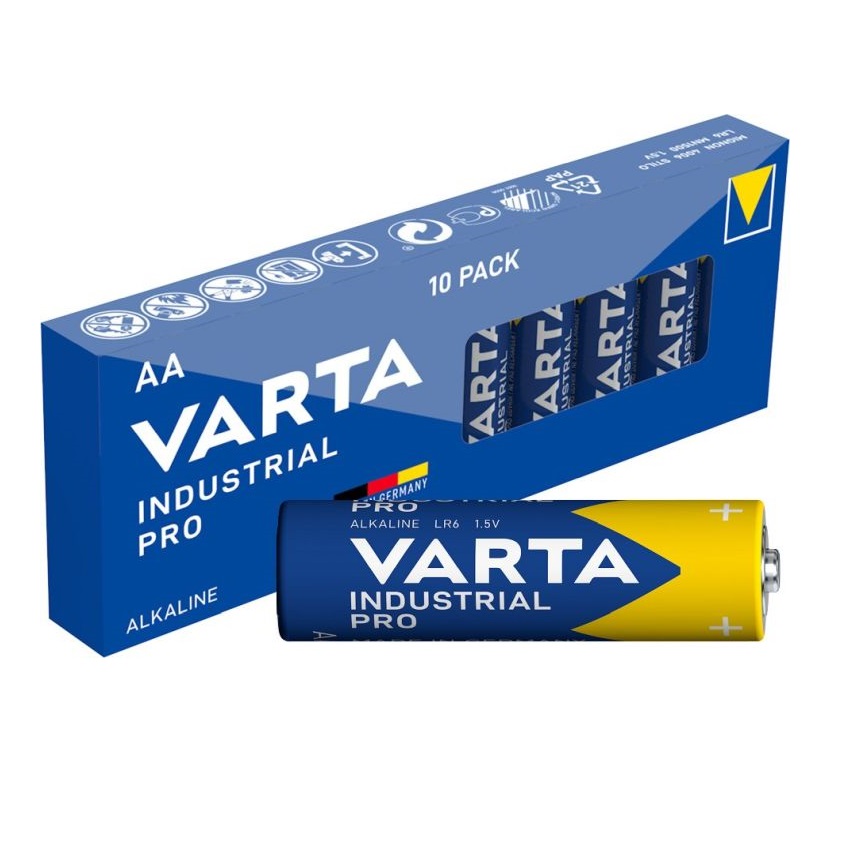 Varta Industrial Pro AA Batteries 10 Pack