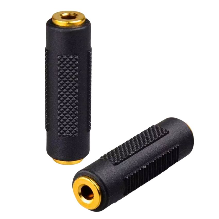 3.5mm Female to Female Stereo Audio Coupler - Just Electronics