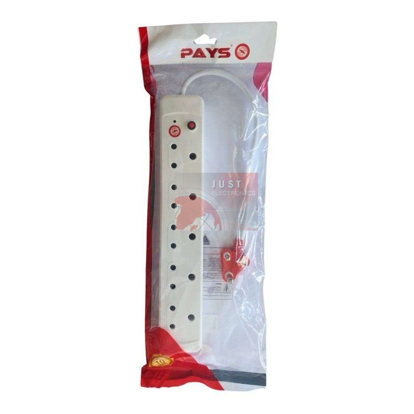 Pays 5 Way Multiplug With Medium Surge Protection - Just Electronics