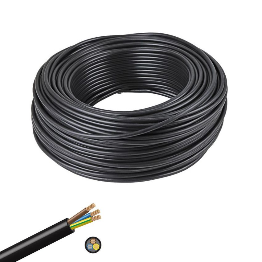 Cabtyre 2.5mm 3 Core 100M Roll - SABS Approved- Just Electronics