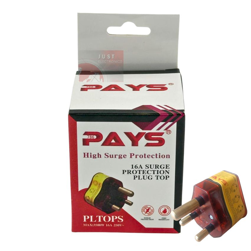 High Surge Protection Plug Top - Just Electronics